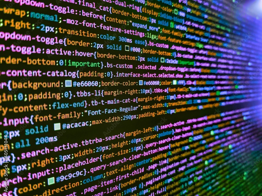 Web Programming And Bracket Technology Background Digital Technology