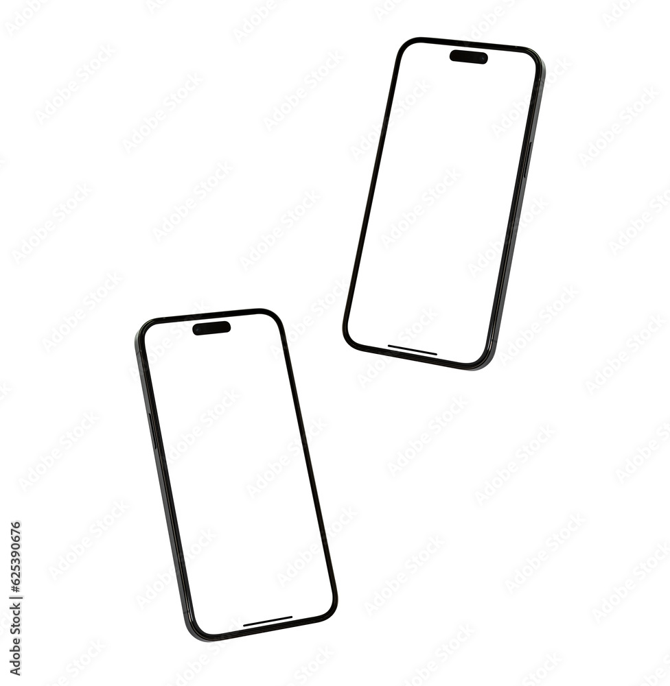 IPhone Mockup Set Of Ios Template On Transparent Background Mock Up Isolate Screen Iphone