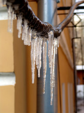 Icicles On Wire Free Stock Photo - Public Domain Pictures
