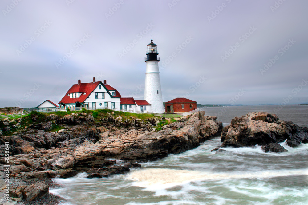 portland head light, maine Stock Photo | Adobe Stock