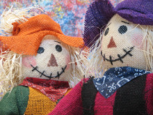 Pink Halloween Scarecrow Free Stock Photo - Public Domain Pictures
