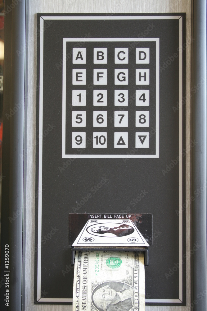 Foto de Stock vending machine keypad | Adobe Stock