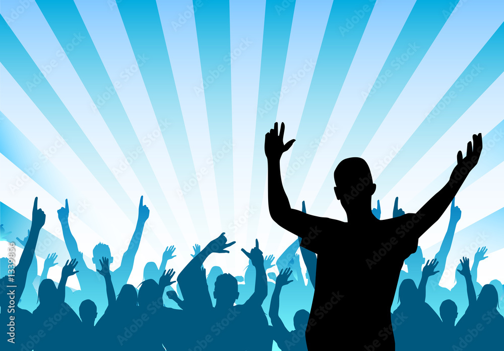 roar crowd Stock Illustration | Adobe Stock