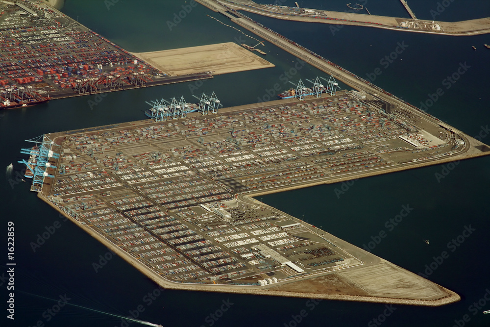 container terminal Stock Photo | Adobe Stock