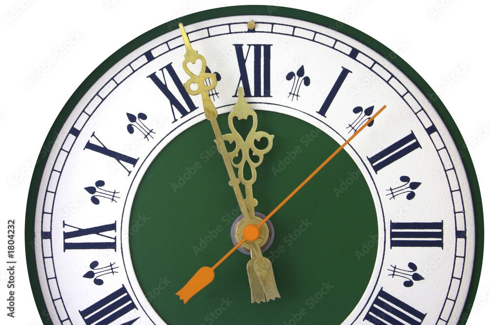 dial of analog clock Stock Photo | Adobe Stock