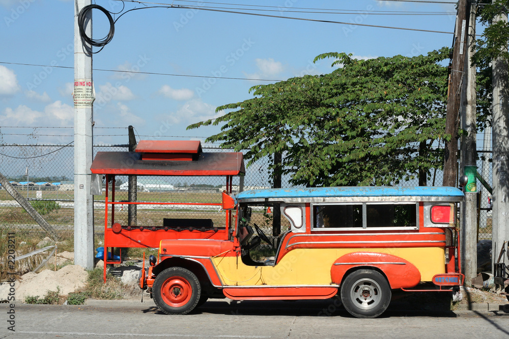 clark jeepney Stock Photo | Adobe Stock