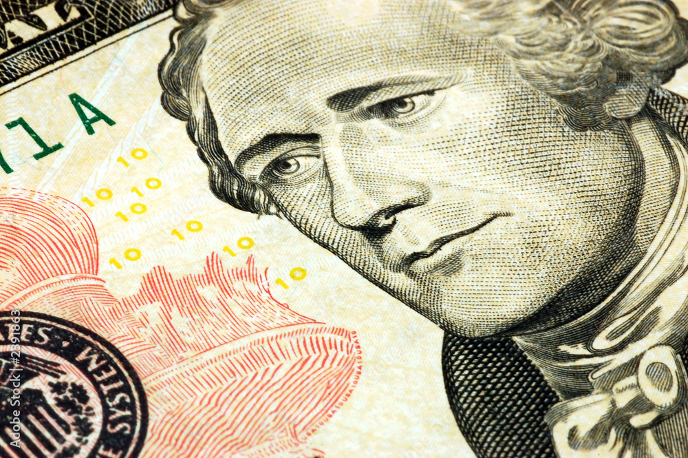 ten dollar bill Stock Photo | Adobe Stock