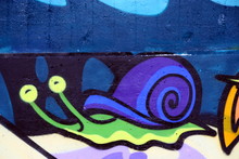 Snail Graffiti Free Stock Photo - Public Domain Pictures