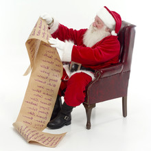 Santa And His List Free Stock Photo - Public Domain Pictures