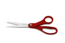 Red Handle Scissors Free Stock Photo - Public Domain Pictures