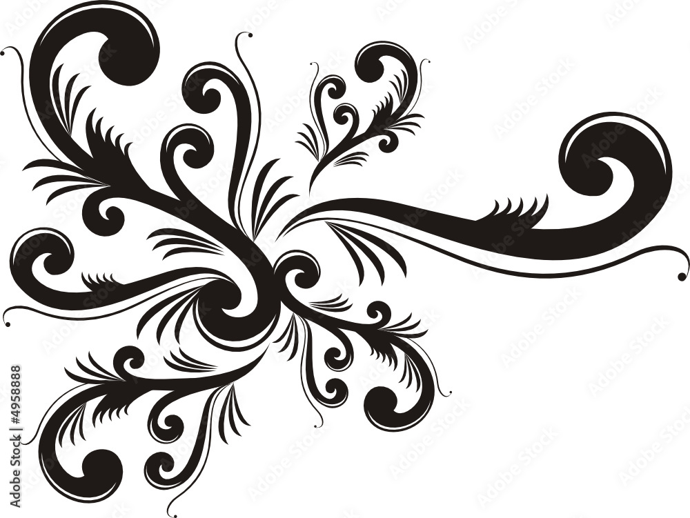 Vector de Stock garigoleado 09 | Adobe Stock