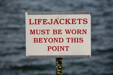 Life Jackets Sign Free Stock Photo - Public Domain Pictures