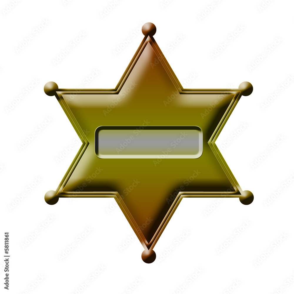 Sheriff sign Stock Illustration | Adobe Stock