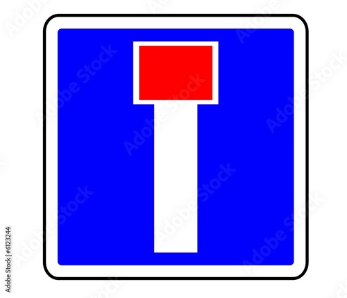 Panneau de Signalisation (Impasse - CE13a) - Acheter cette illustration ...