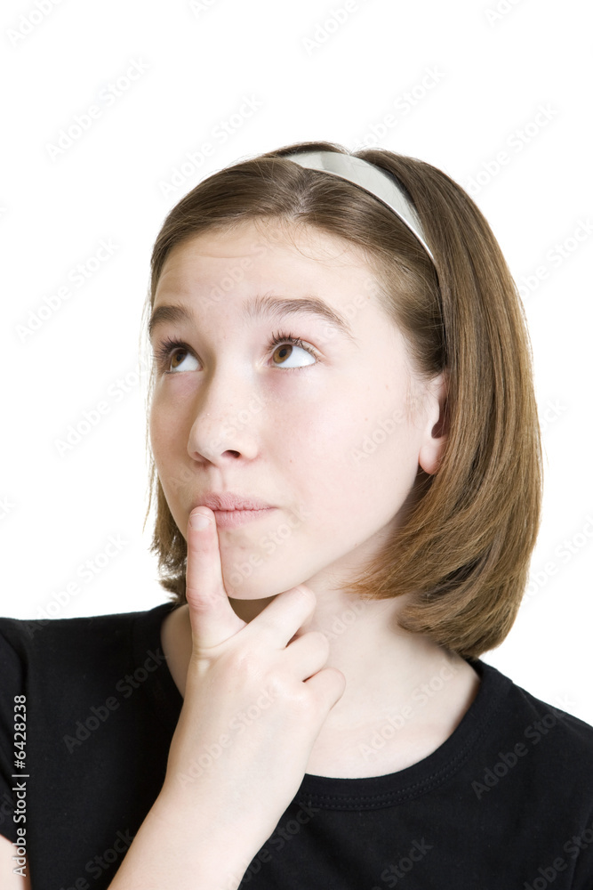 expression face of the actor on a whrite background Stock Photo | Adobe ...