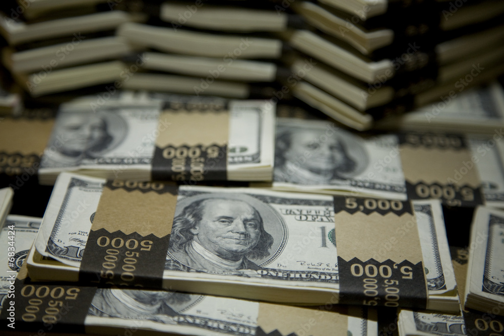 Hundred Dollar Bill Bundles 1 Stock Photo | Adobe Stock Hundred Dollar Bill Bundles 1 Stock Photo | Adobe Stock