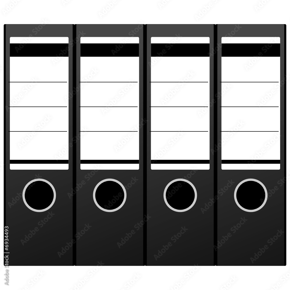 Stock-Vektorgrafik „akten ordner“ | Adobe Stock