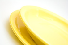 Yellow Plates Free Stock Photo - Public Domain Pictures