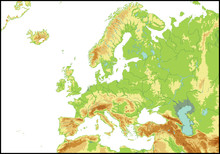 Physical World Of Europe Free Stock Photo - Public Domain Pictures