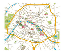Paris Plan Map Free Stock Photo - Public Domain Pictures