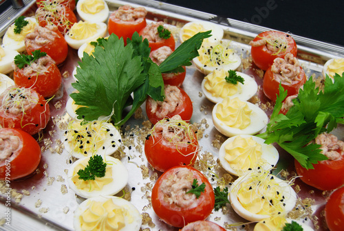 Plat froid - buffet apéritif Photo Stock | Adobe Stock