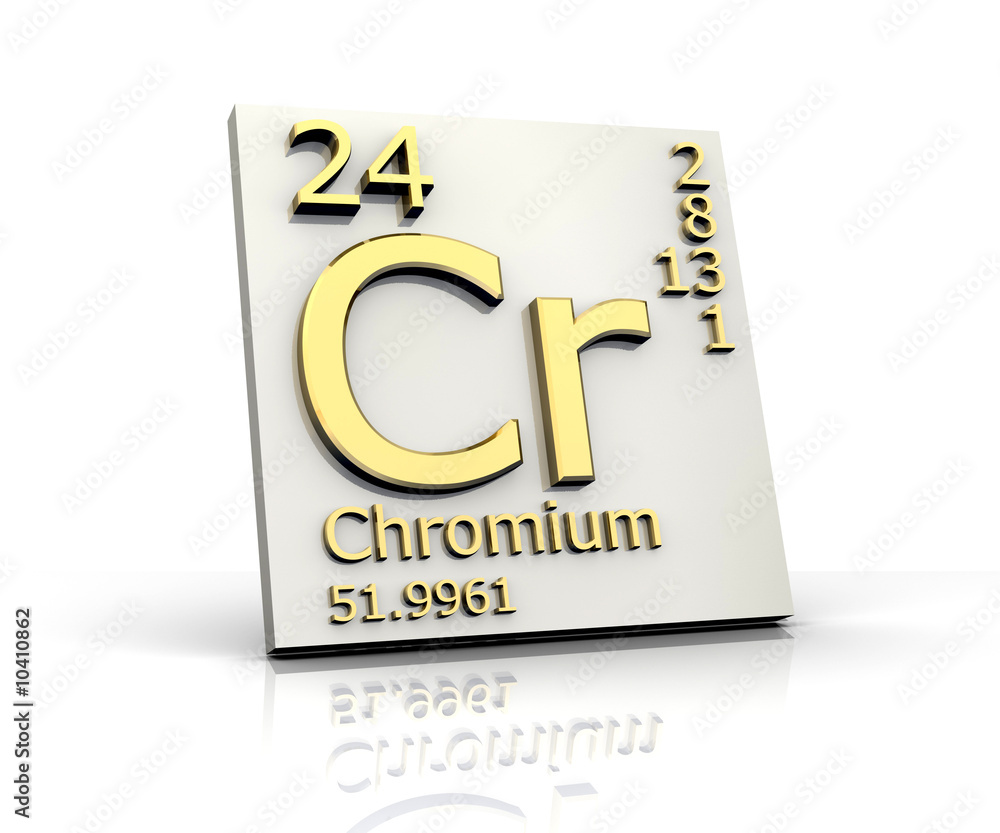 Chromium form Periodic Table of Elements Stock Illustration | Adobe Stock