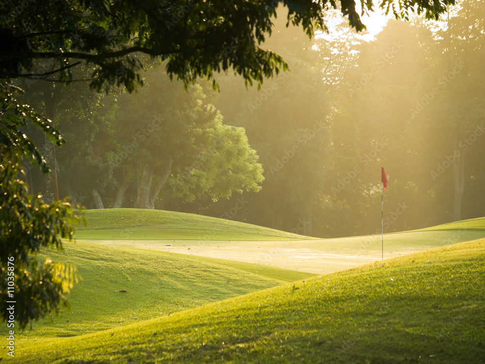 Golf Course Stock Photo | Adobe Stock