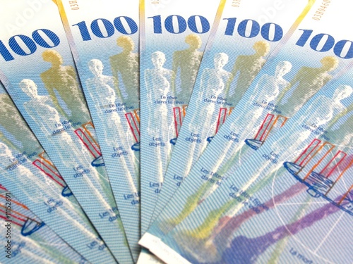 Hundert Franken Scheine – Stock-Foto | Adobe Stock