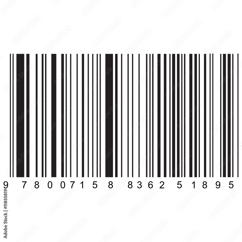 realistic barcode vector , easily editable Stock Vector | Adobe Stock
