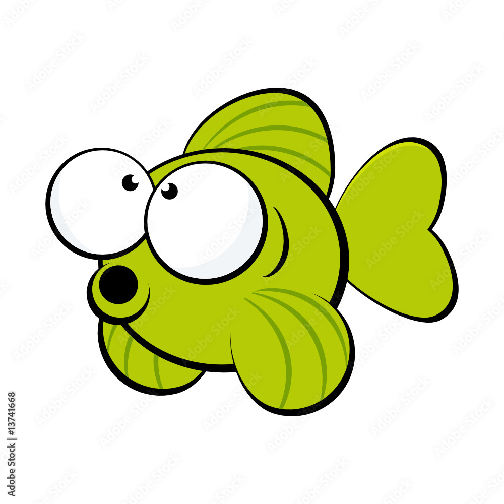 Lustige Fisch Cartoons
