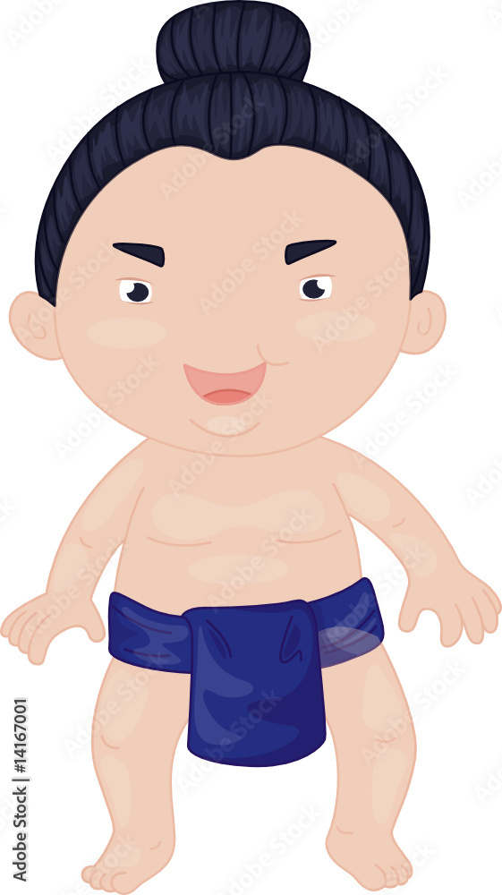 little sumo Stock Vector | Adobe Stock