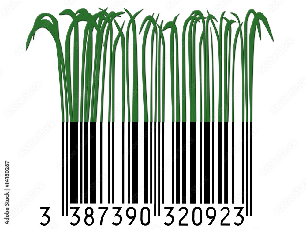 code barre bio Stock Illustration | Adobe Stock