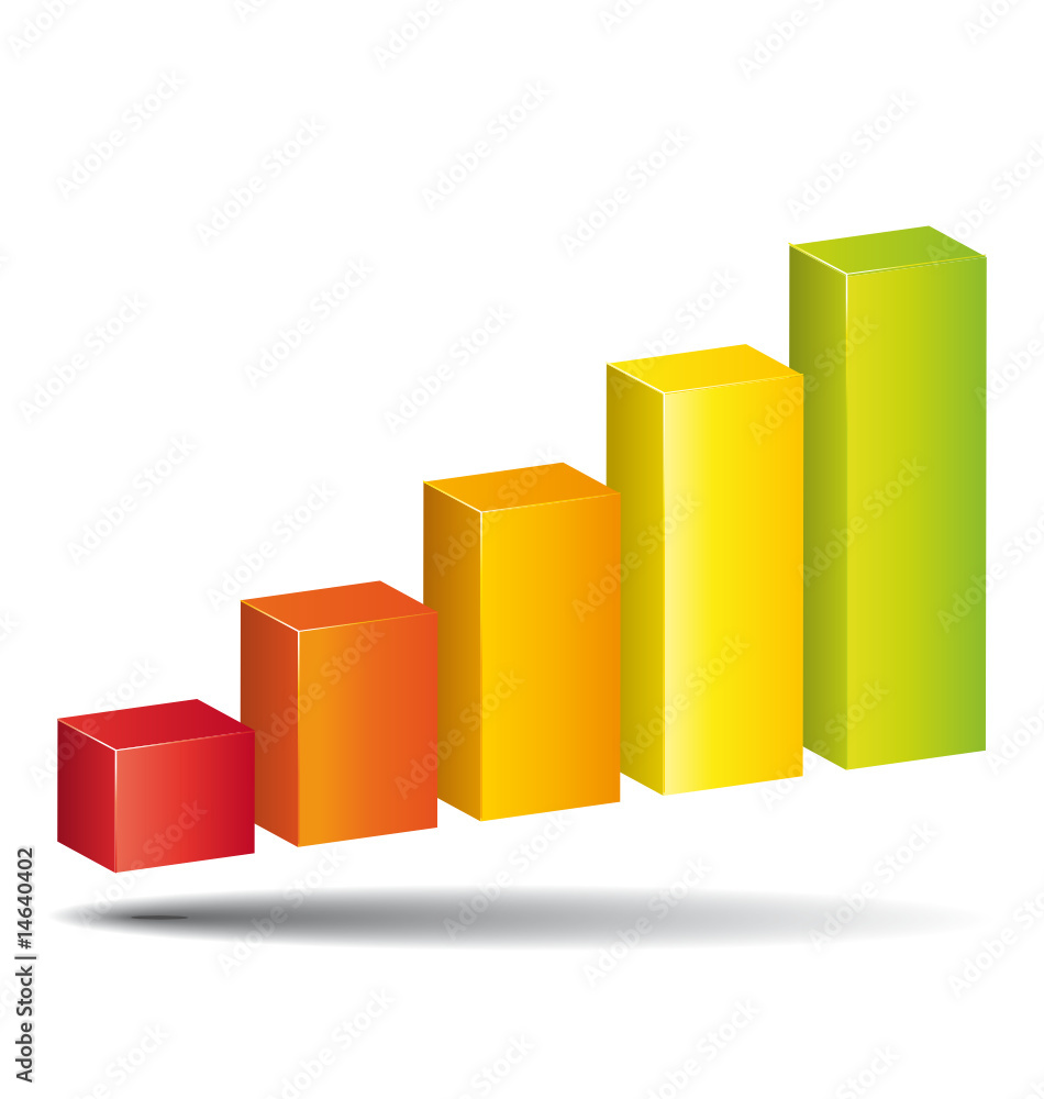 Increase diagram Stock Vector | Adobe Stock