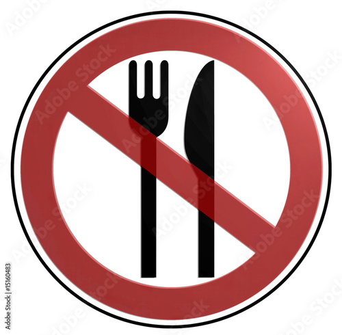 Essen verboten Stock-Illustration | Adobe Stock