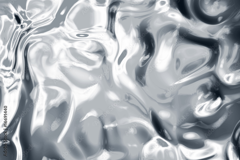 Liquid silver Stock Illustration | Adobe Stock