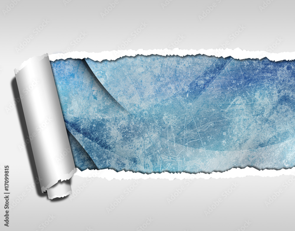 Torn paper Abstract composition Stock Illustration | Adobe Stock