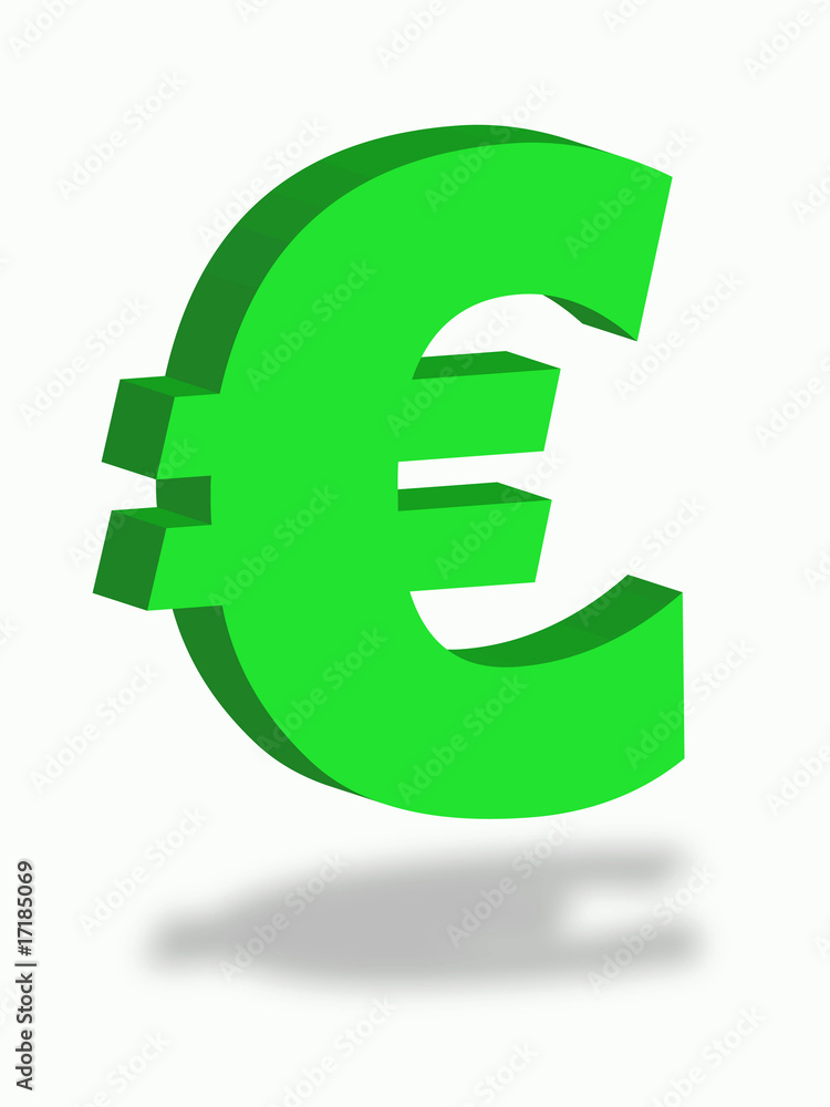 Simbolo euro Stock Illustration | Adobe Stock