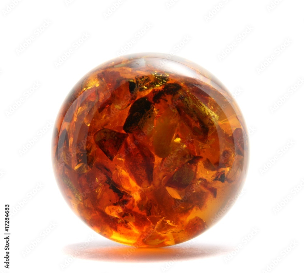 Amber ball Stock Photo | Adobe Stock