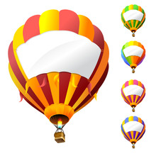 Hot Air Balloon US Flag Free Stock Photo - Public Domain Pictures