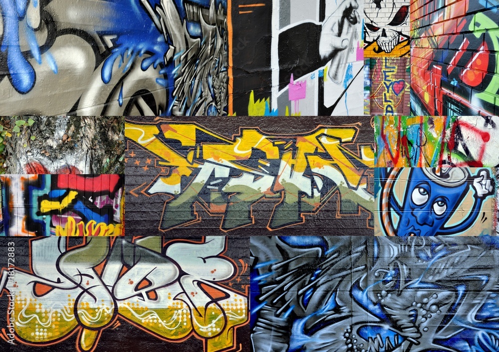 Graffiti Art Collage