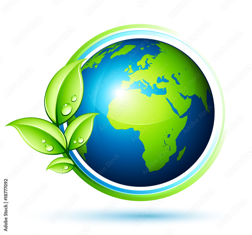 planète terre écologie (orientation europe) Stock Vector | Adobe Stock