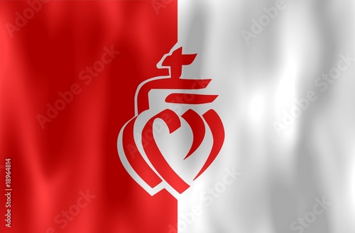 drapeau flottant vendée flag - Acheter cette illustration libre de ...