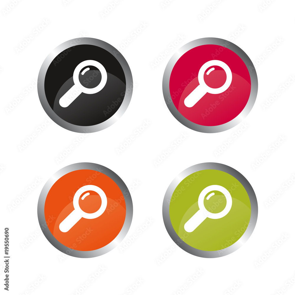 Picto zoom - Icon loupe Stock Vector | Adobe Stock