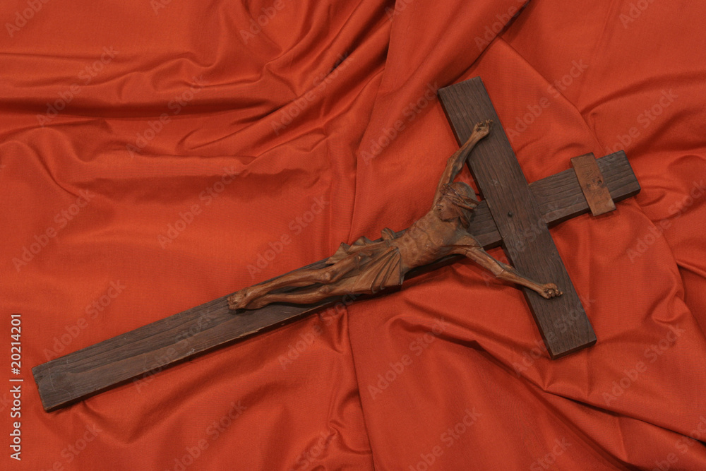 Jesus crucified on the cross Stock Photo | Adobe Stock