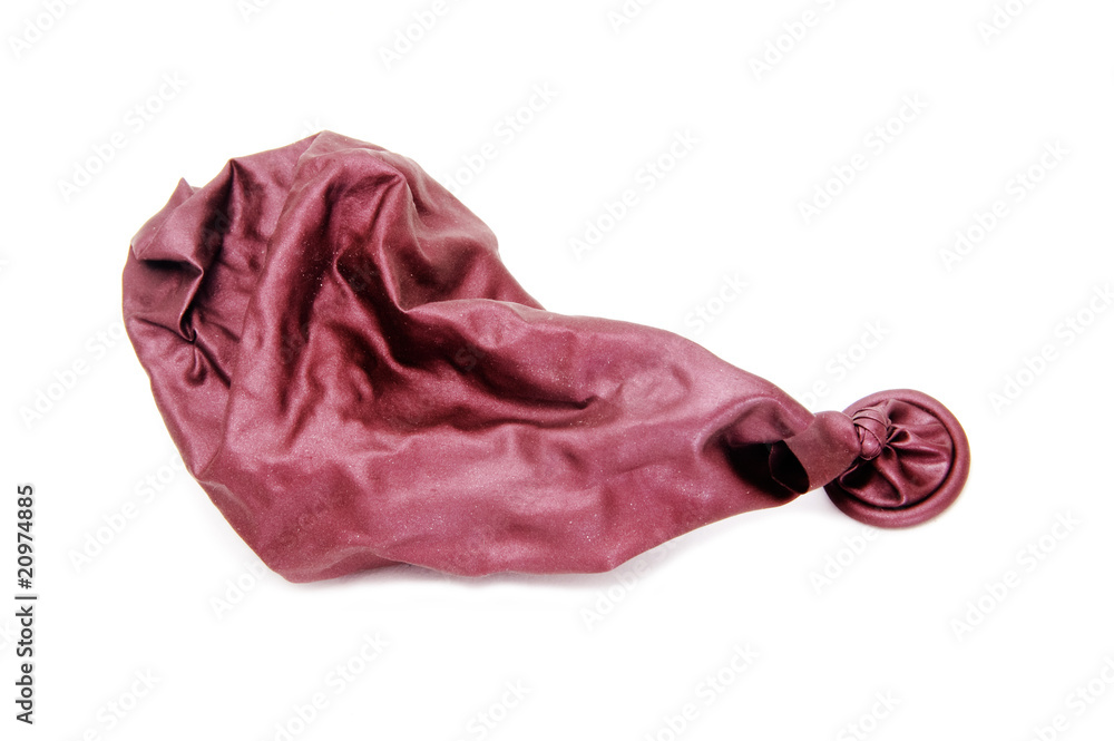 deflated balloon Stock Photo | Adobe Stock
