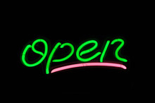 Green Neon Open Sign Free Stock Photo - Public Domain Pictures