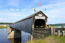 Covered Bridge Entrance Free Stock Photo - Public Domain Pictures