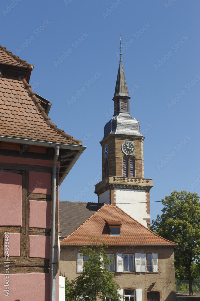 village de gertwiller en alsace Stock Photo | Adobe Stock