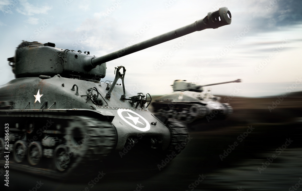Tank Battle Stock Photo | Adobe Stock