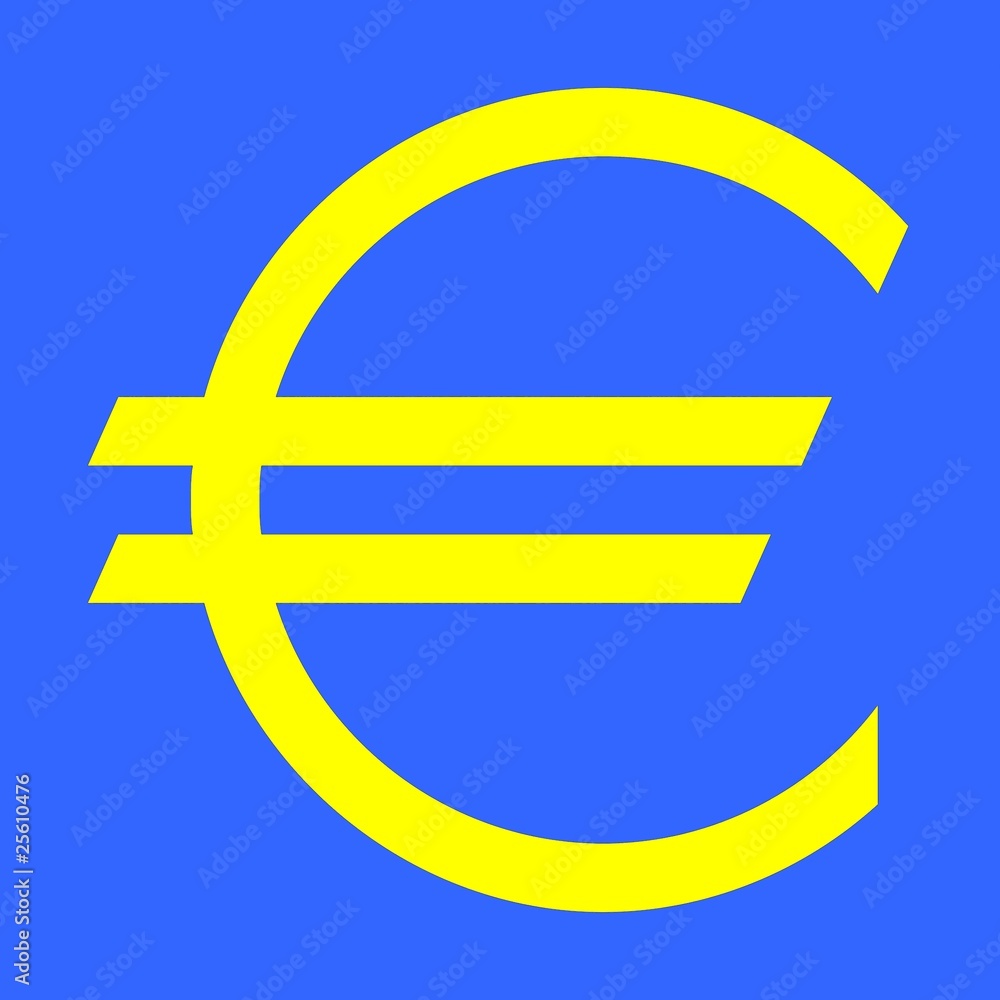 Symbole de l'Euro Stock Illustration | Adobe Stock